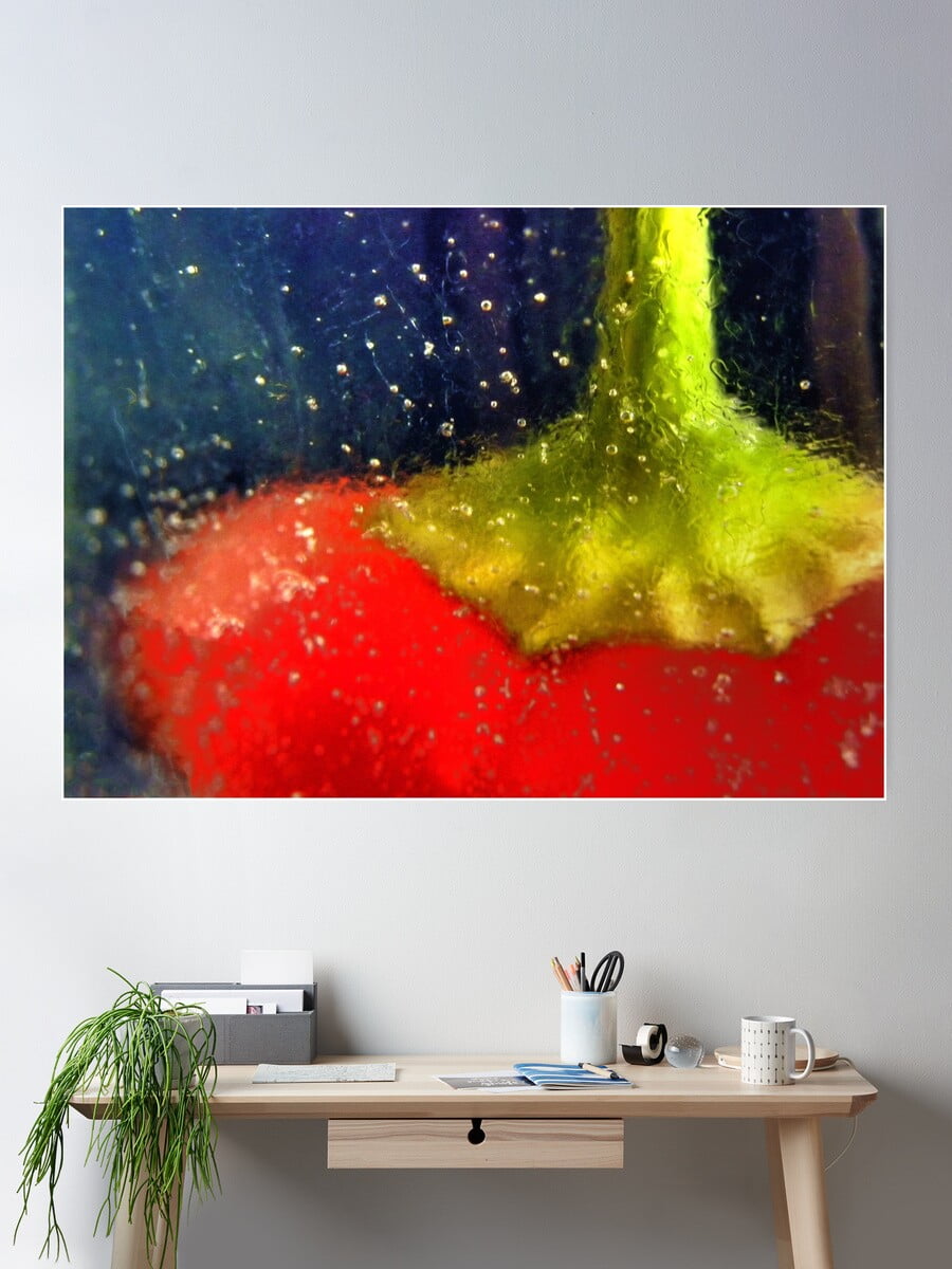 Pepper Poster Wall Art, Modern Wall Decor For Living Room Bedroom, 8x12 ...