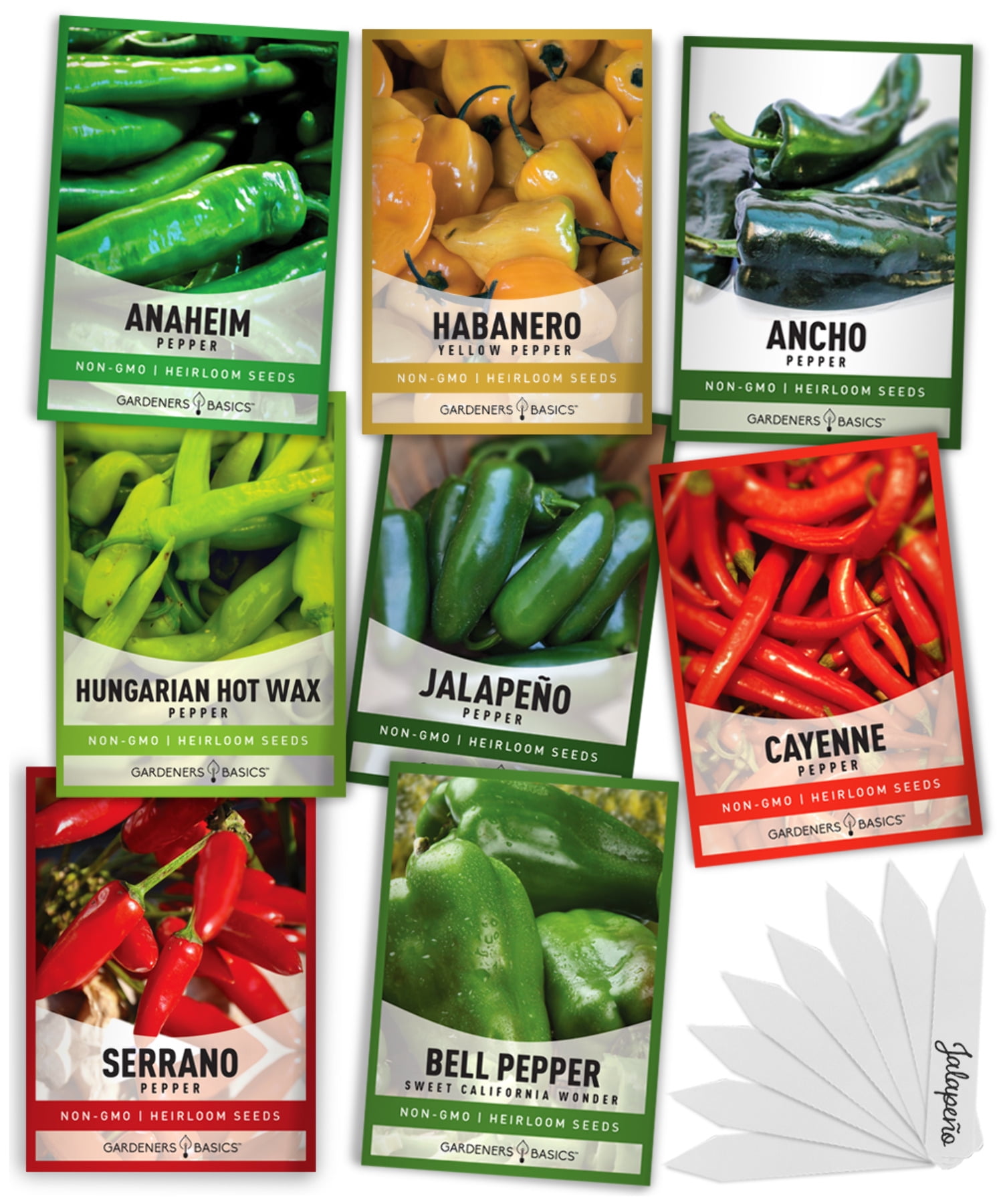 Pepper Seed Assortment | 8 Variety Pack - Walmart.com