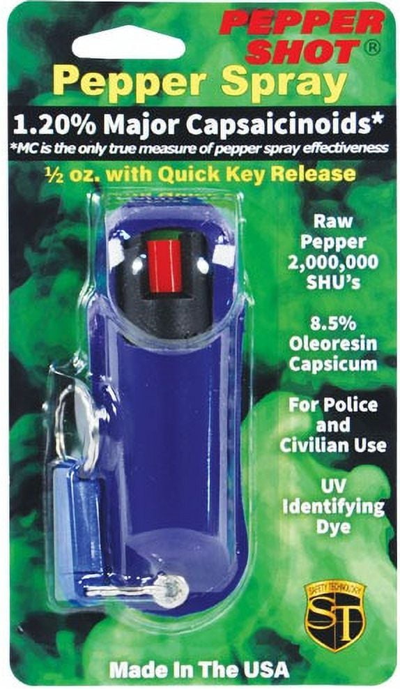 Pepper Shot 1.2% MC 1/2 oz Halo Holster Blue - Walmart.com