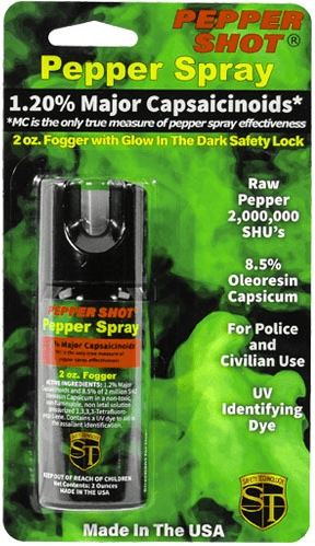 Pepper Shot 1.2% Mc Pepper Spray Fogger 2oz - Walmart.com
