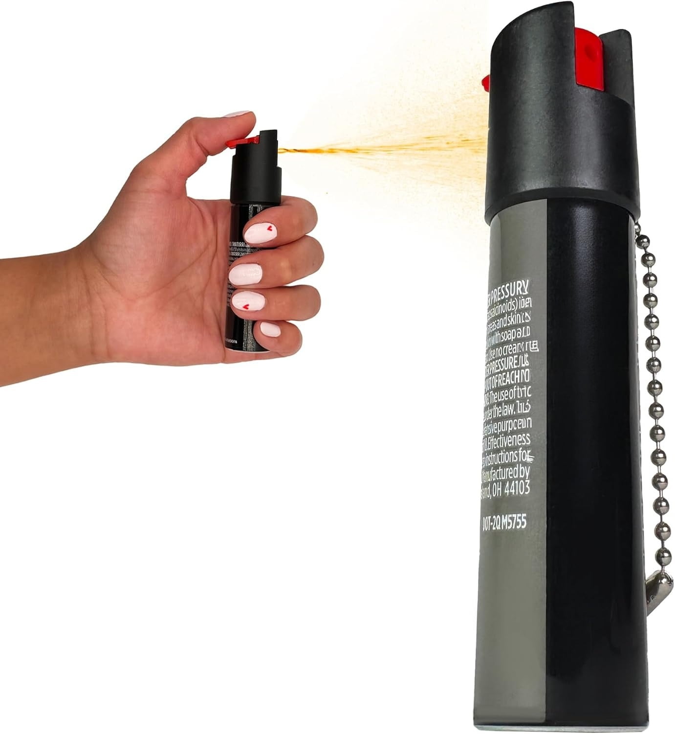 Pepper Spray - Twist Lock & Hardcase Model, Max Strength 10% OC Formula ...