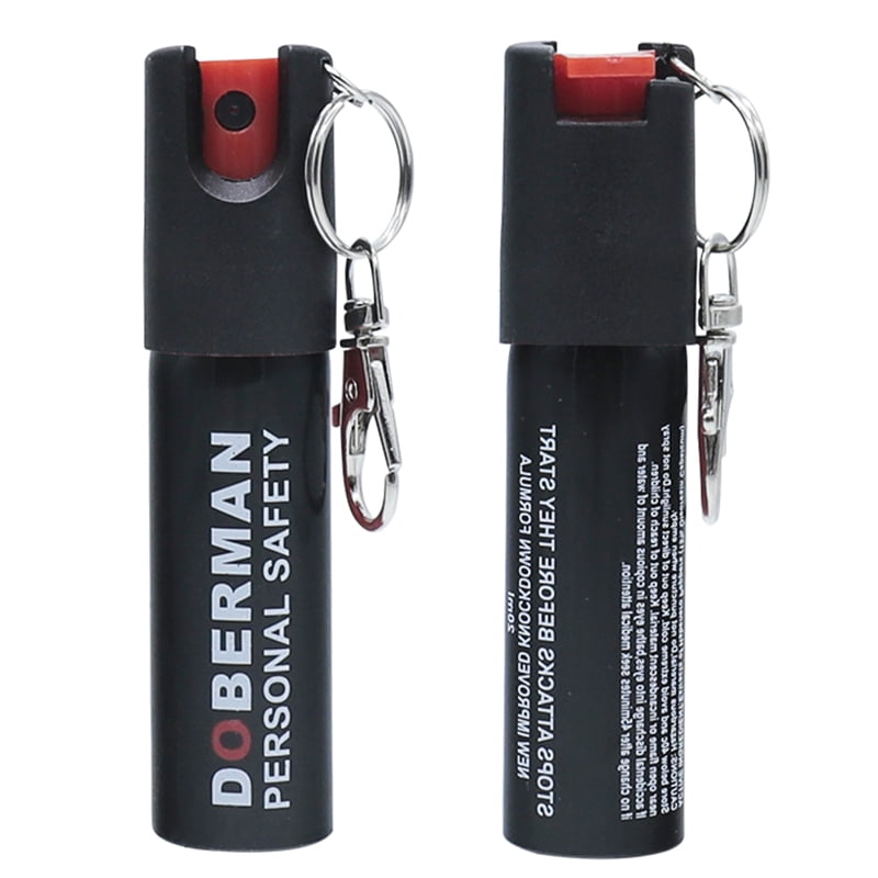 Pepper spray with keychain for security protection, range of 16 feet ...