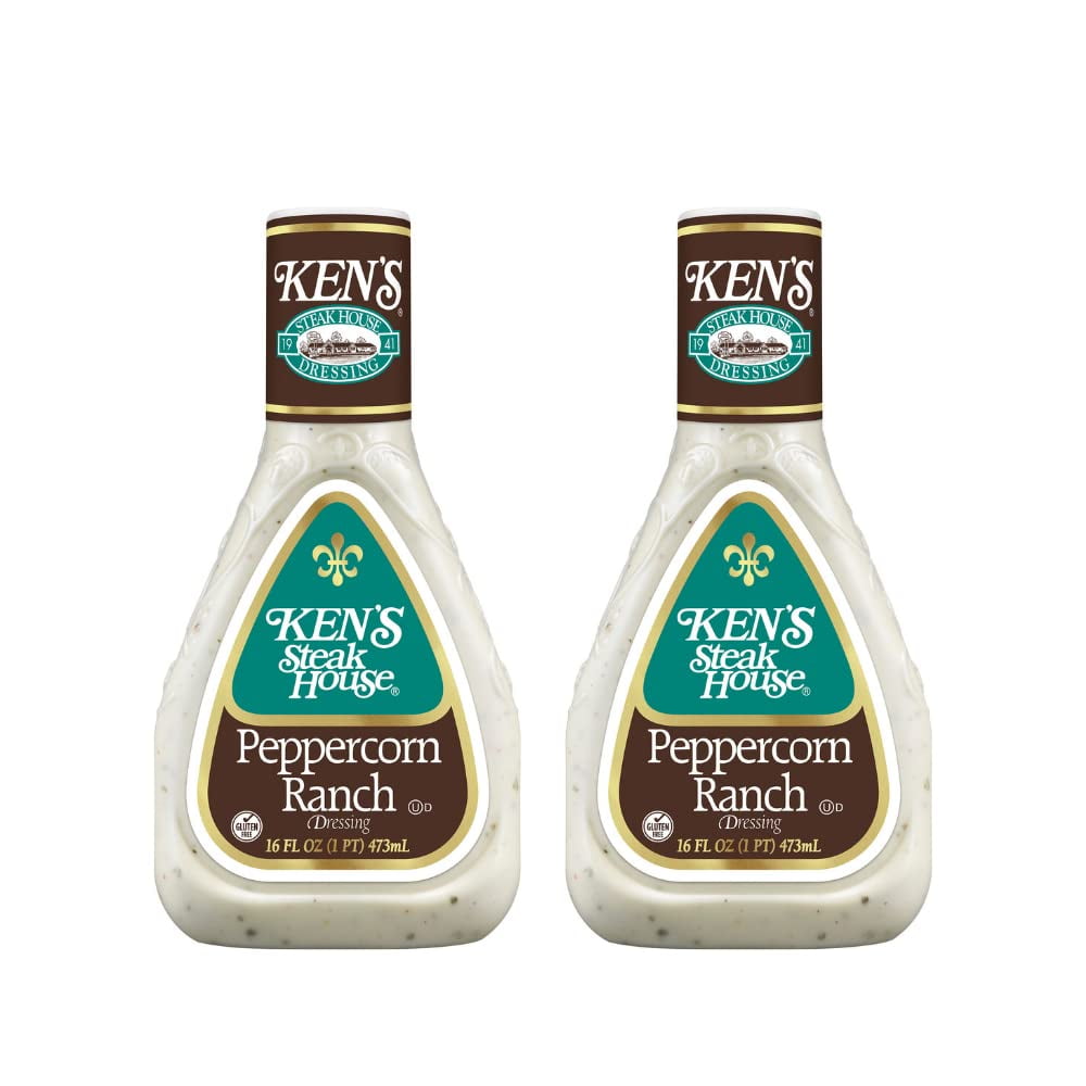 Peppercorn Ranch Dressing (Peppercorn Ranch, 16 Fl Oz, Pack of 2 ...