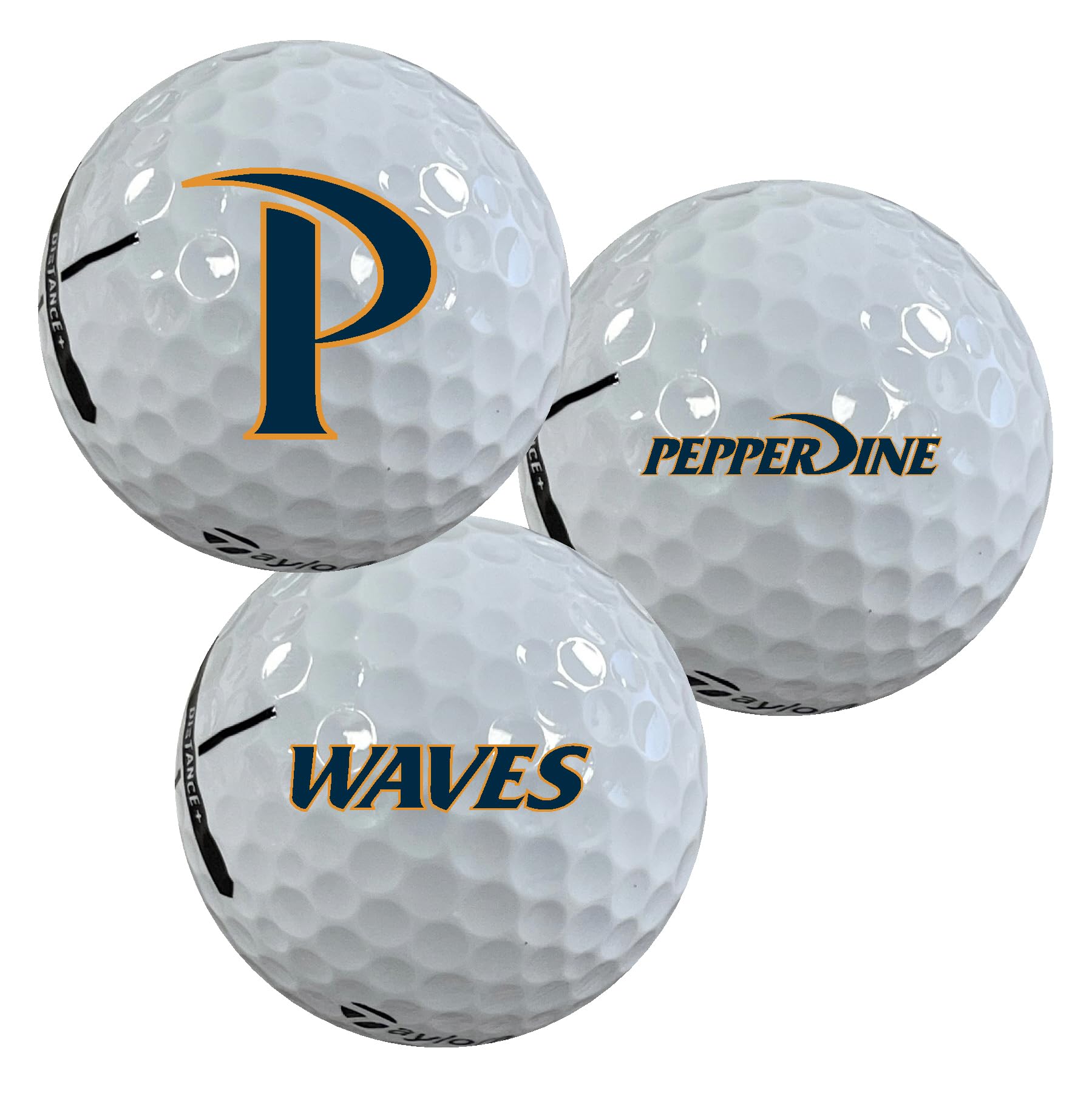 Pepperdine University Waves Logo Edition Taylormade Distance+ Golf ...