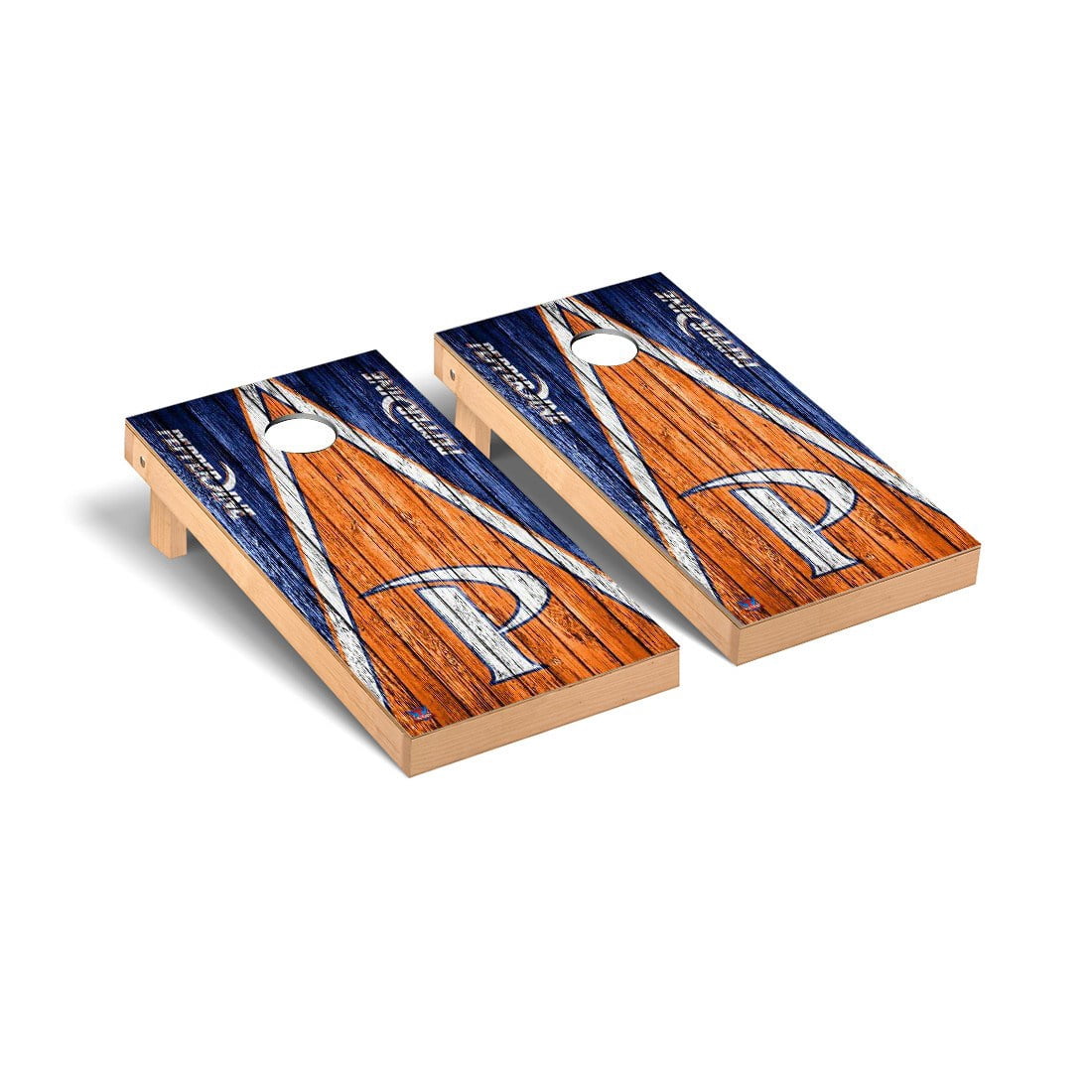 Pepperdine Waves 2' x 4' Vintage Triangle Design Regulation Cornhole ...
