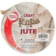 Pepperell 3-Ply Twist Jute Craft Rope: 1/4 inch x 200 feet - Walmart.com