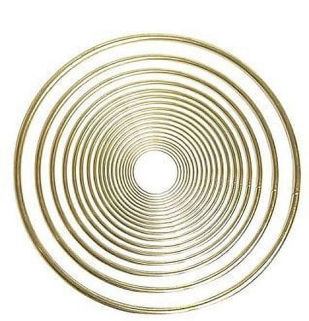 Pepperell Brass Plated Macramé Ring - 6" - Walmart.com