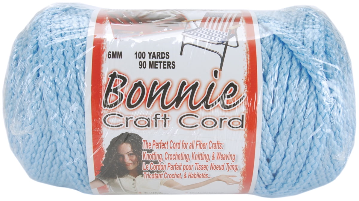 Pepperell 6mm Bonnie Macramé Craft Cord, 100-Yard, Sky Blue - Walmart.com