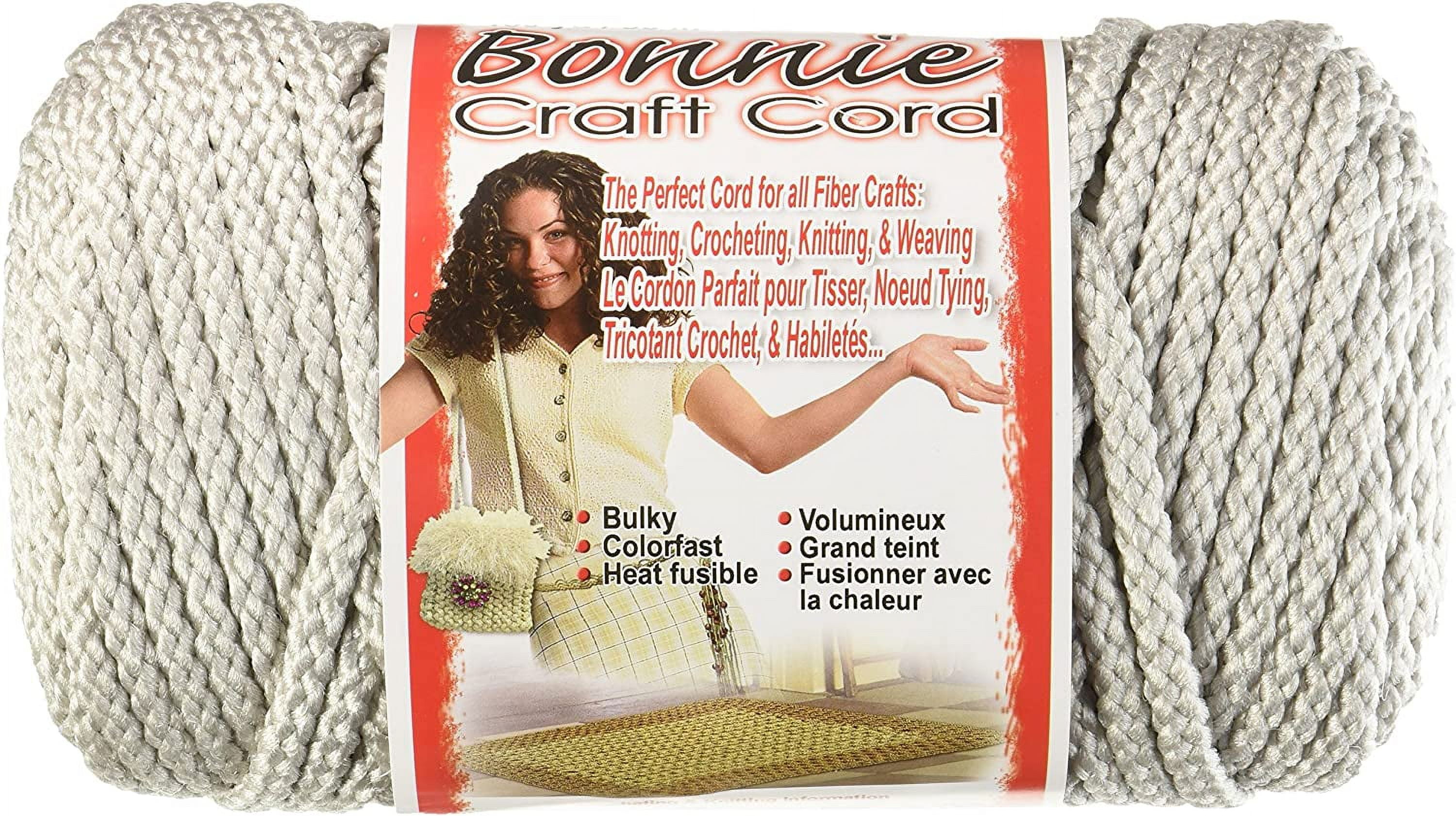 Pepperell Bonnie Macrame Craft Cord 6mmX100yd-Shadow Gray - Walmart.com