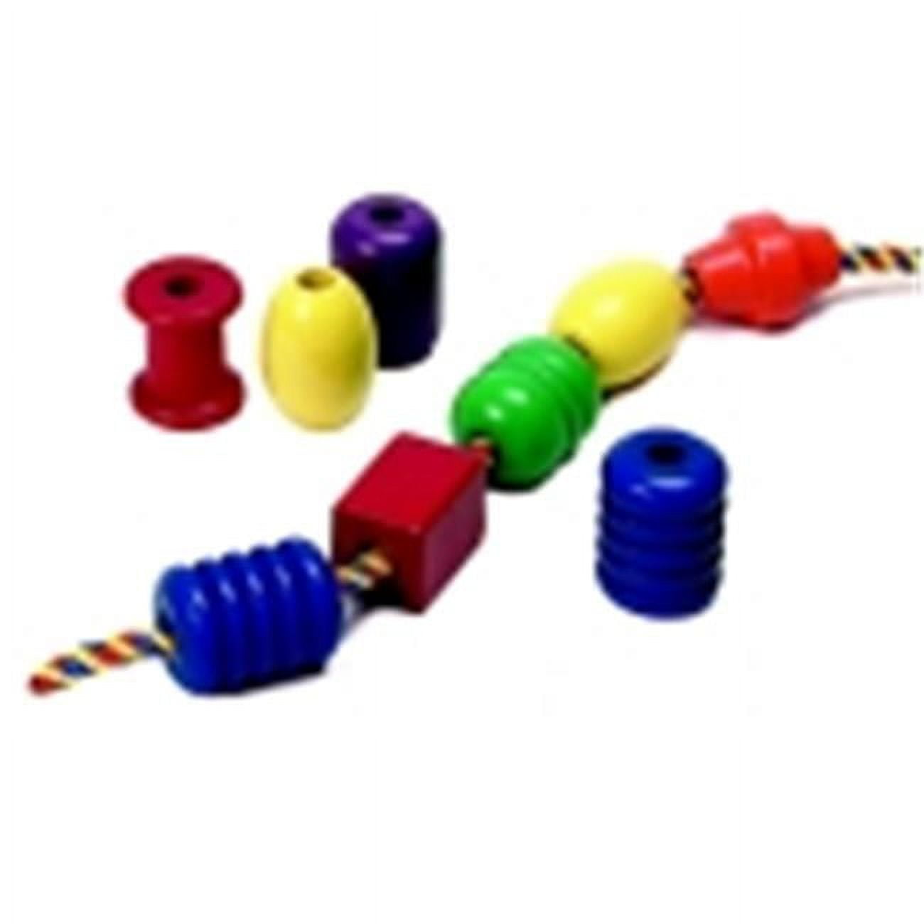 Pepperell Braiding Wood Assorted Shape Jumbo Lacing Bead - 2 inch ...