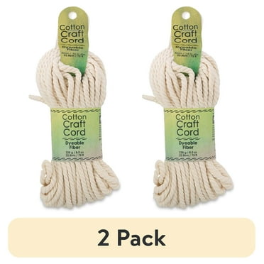 West Coast Paracord 1/2-inch Natural Fiber Colored Artisan Cotton Rope ...