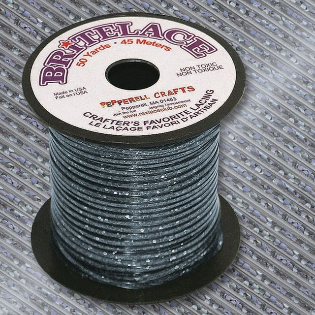 Pepperell Rexlace Britelace Holographic Plastic Lacing - 50 yards ...