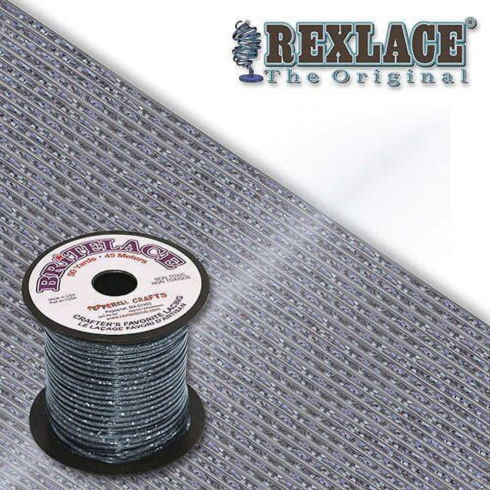 Pepperell Rexlace Britelace Holographic Plastic Lacing - 50 yards ...