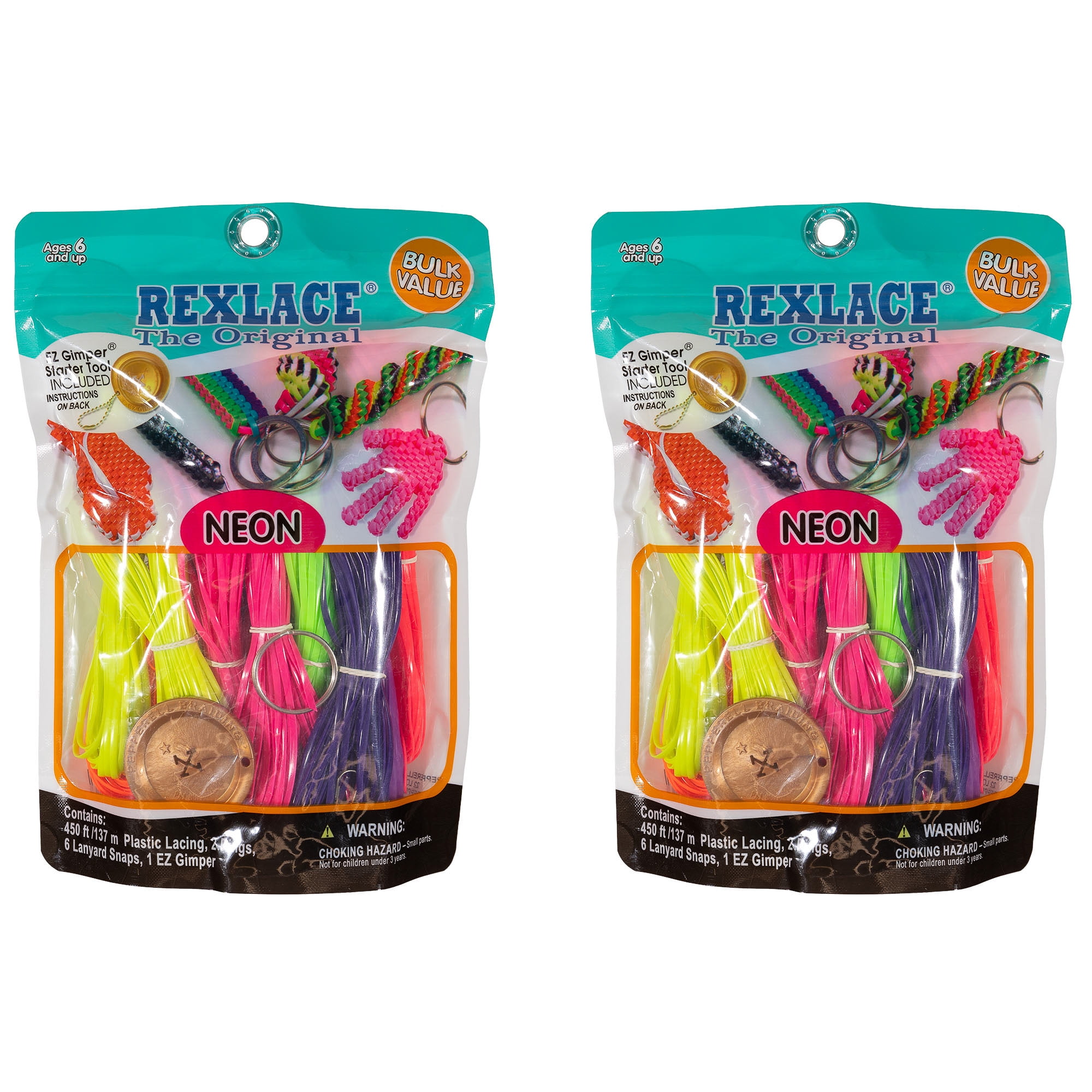 Pepperell Rexlace Cord 450 FT 2 Rings 6 lanyard Snaps EZ Gimper Beading ...