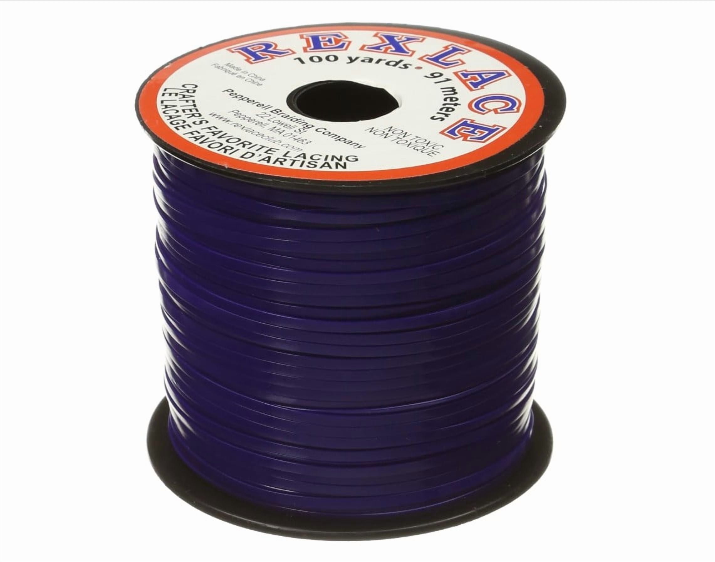 Pepperell Rexlace Plastic Craft Lace, 3/32-Inch Wide, Purple, .23 lbs ...
