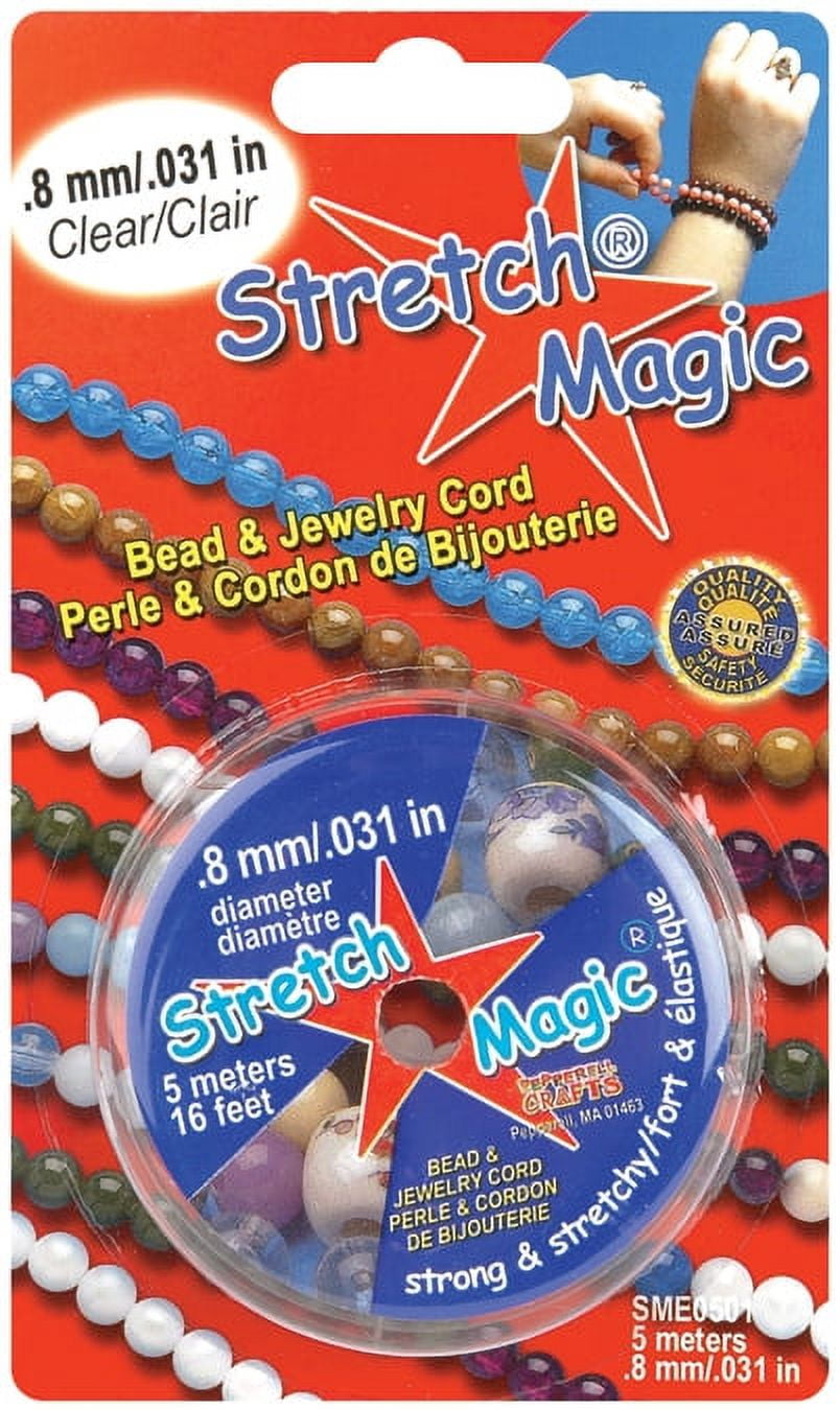 Pepperell, Bead and Jewelry Cord, 0.8mm, 5m, Clear - Walmart.com