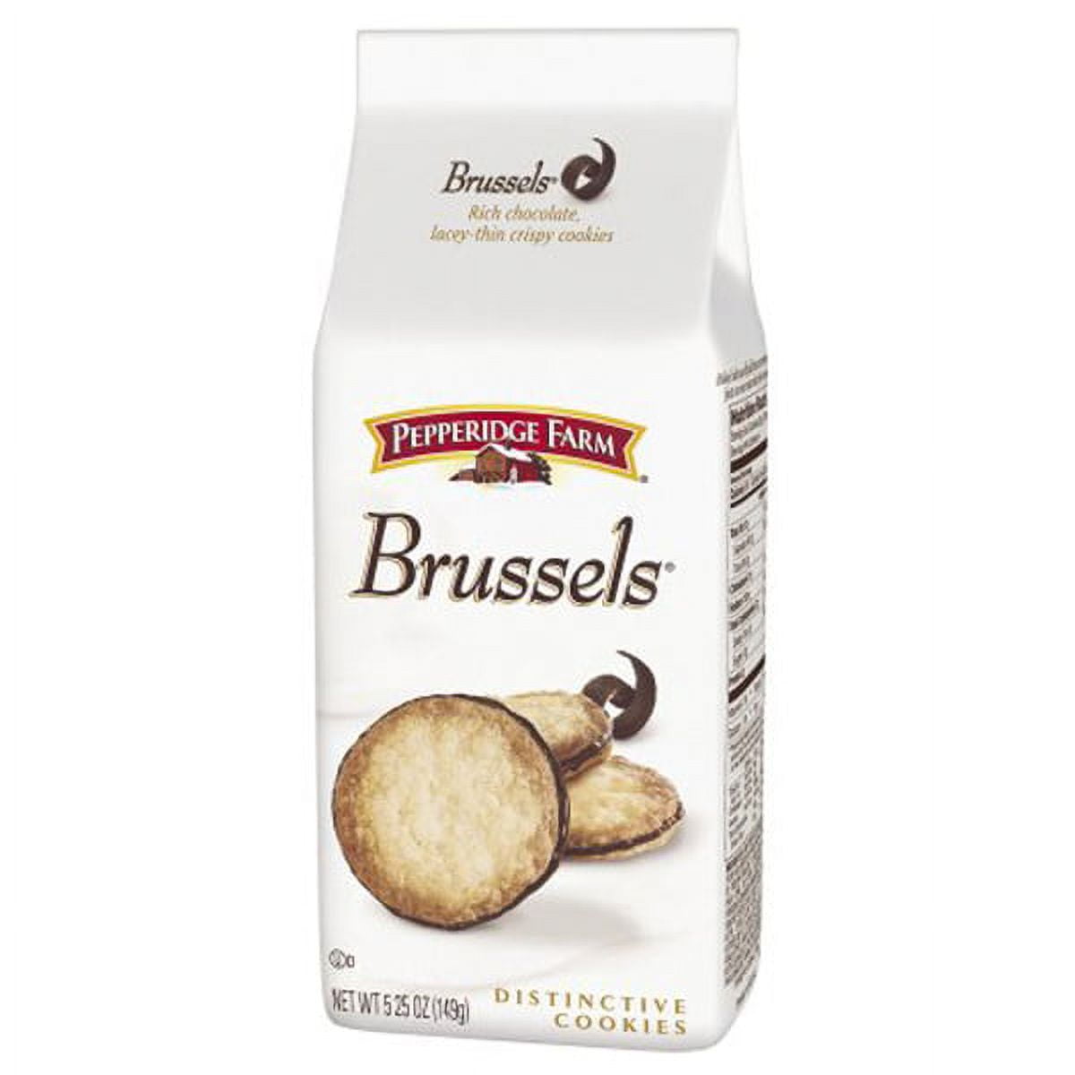 Pepperidge Farm Brussels Distinctive Cookies 5.25 oz Bags - Pack of 4 ...