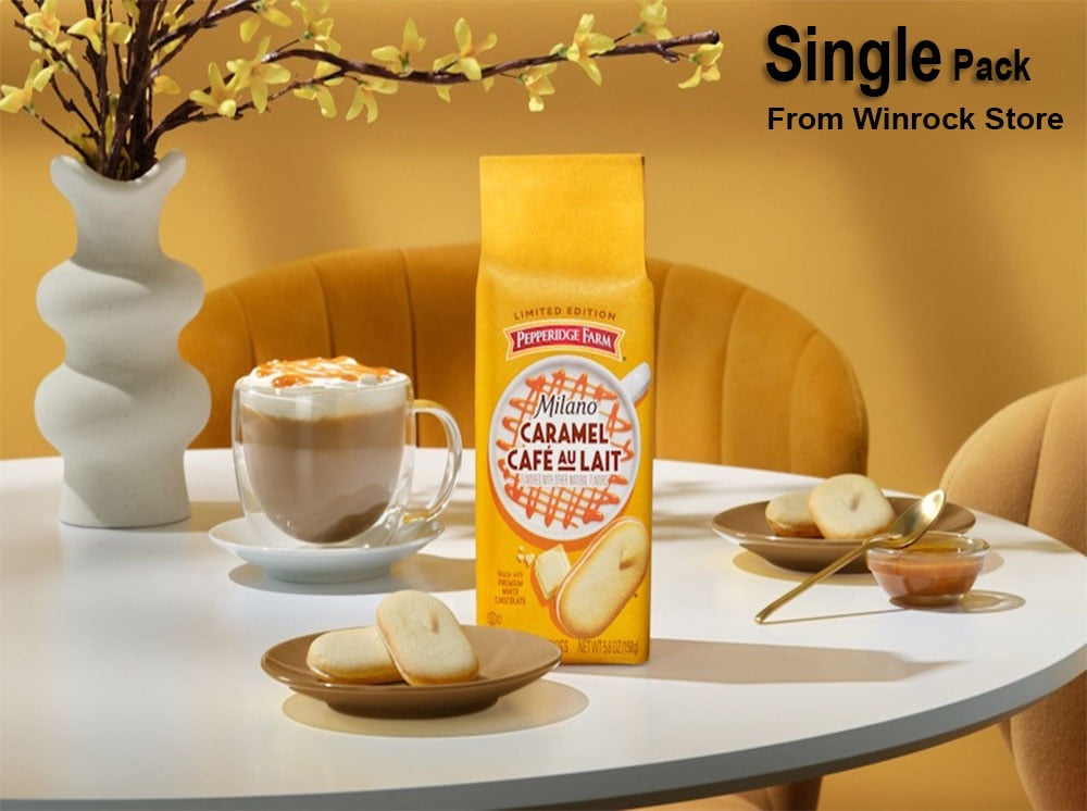 Pepperidge Farm Carmel Café Milano, 12 Cookies, 5.6 oz (Single Pack) Offer from Winrock Store ...