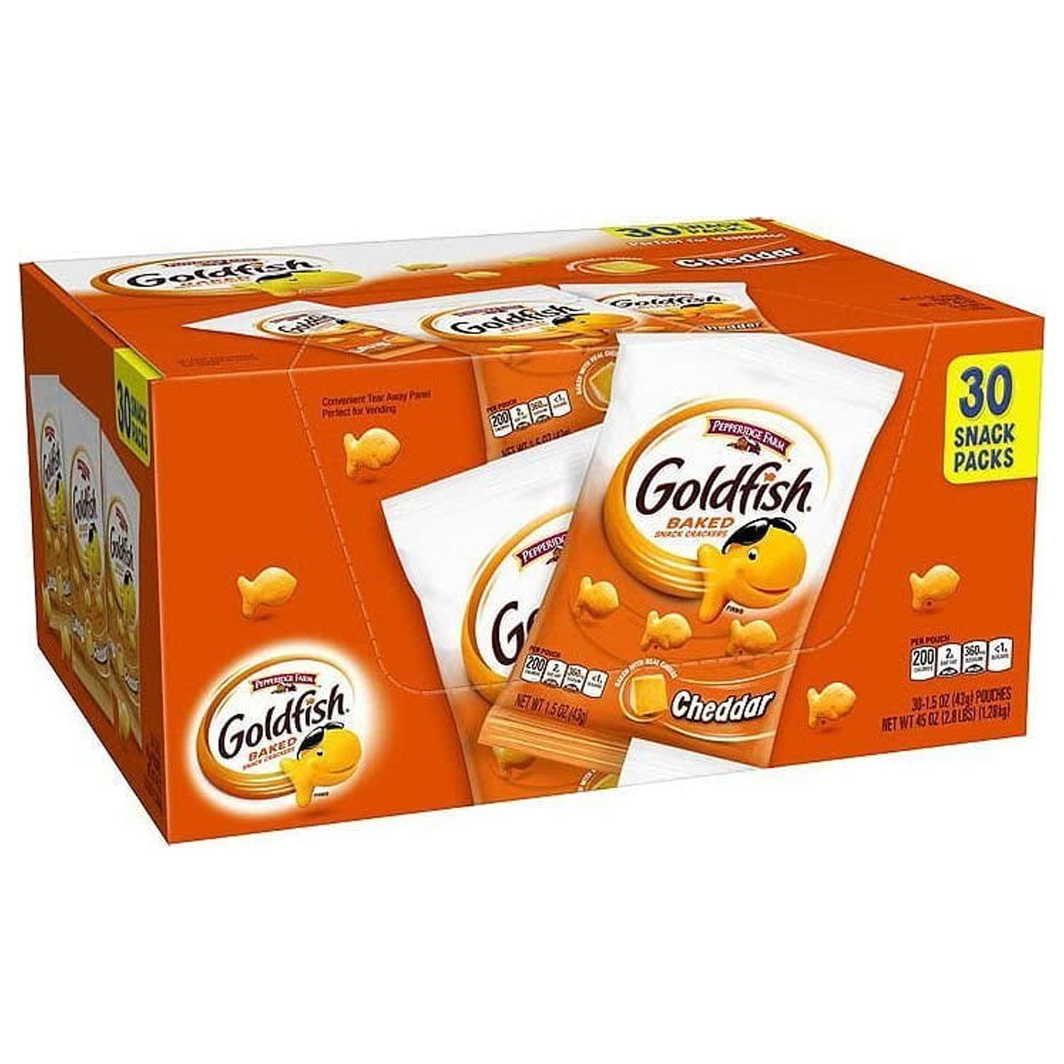 Pepperidge Farm Cheddar Multipack (1.5 Oz., 30 Ct.) - Walmart.com