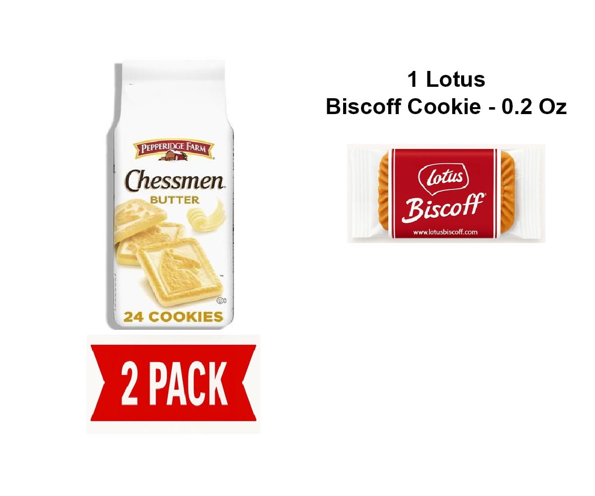 Pepperidge Farm Chessmen Butter Cookies, 7.25 Oz. Bag (Packaging May ...