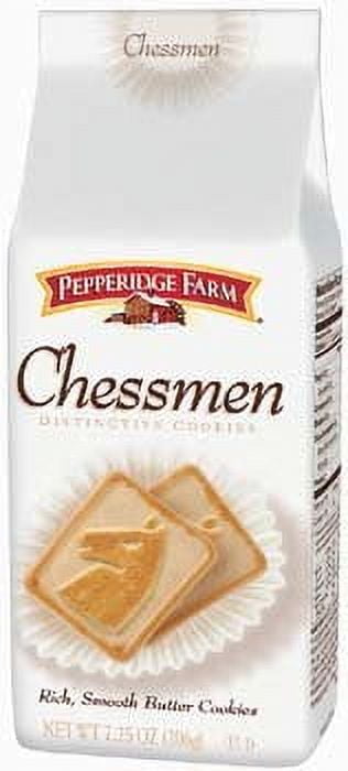 Pepperidge Farm Chessmen Distinctive Cookies 7.25 oz (Pack of 6 ...