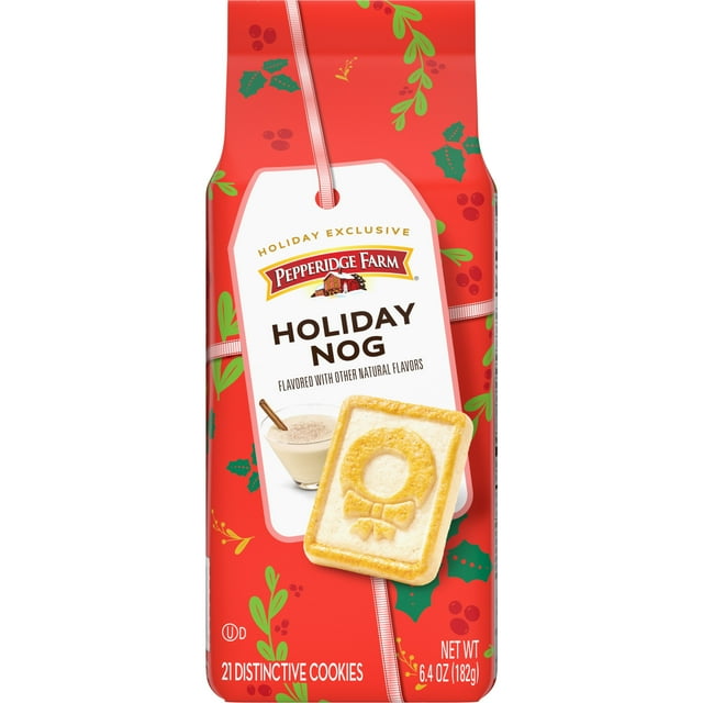 Pepperidge Farm Holiday Nog Butter Chessmen Cookies, 6.4oz Bag ...