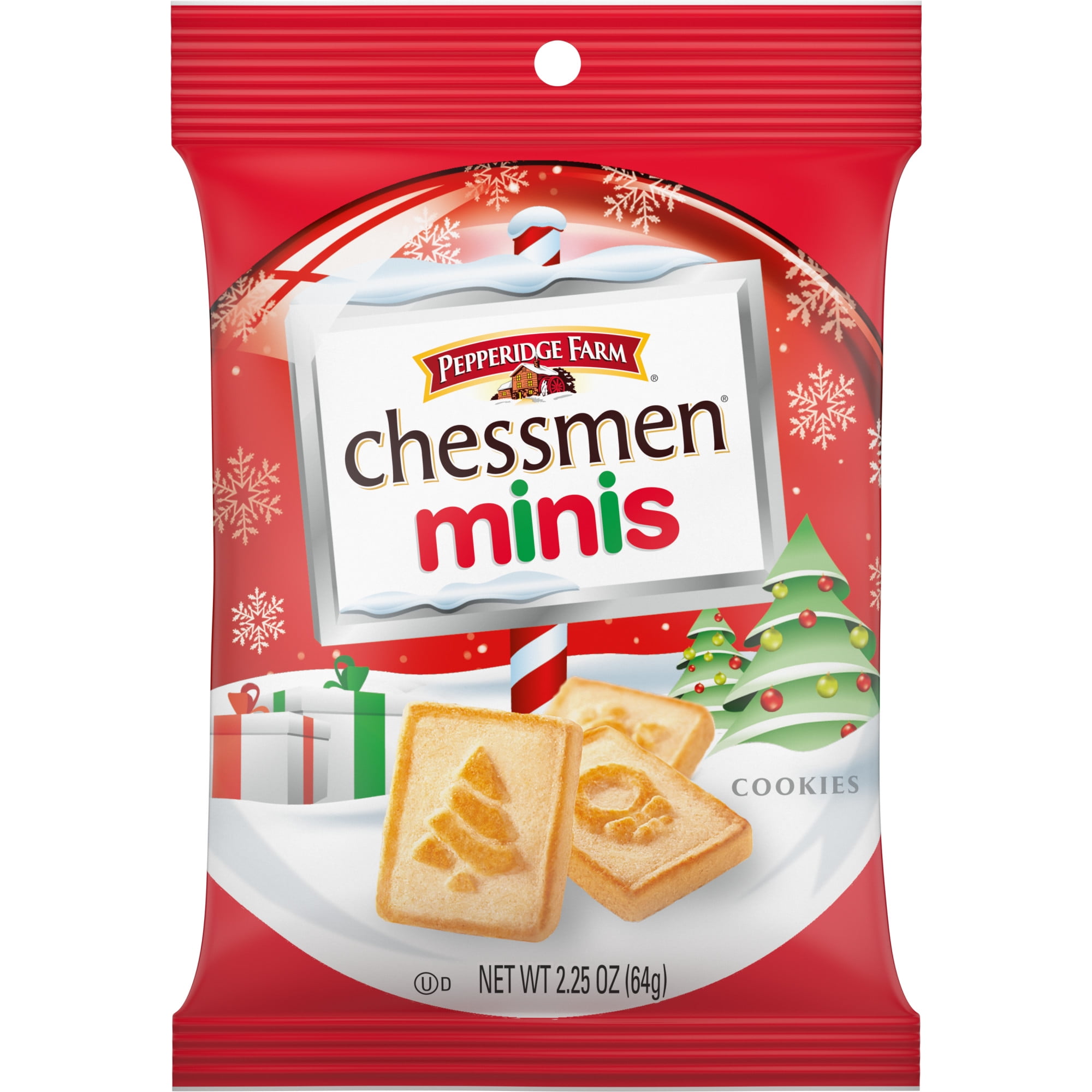 Pepperidge Farm Chessmen Minis Butter Cookies, 2.25 oz. Holiday Snack ...