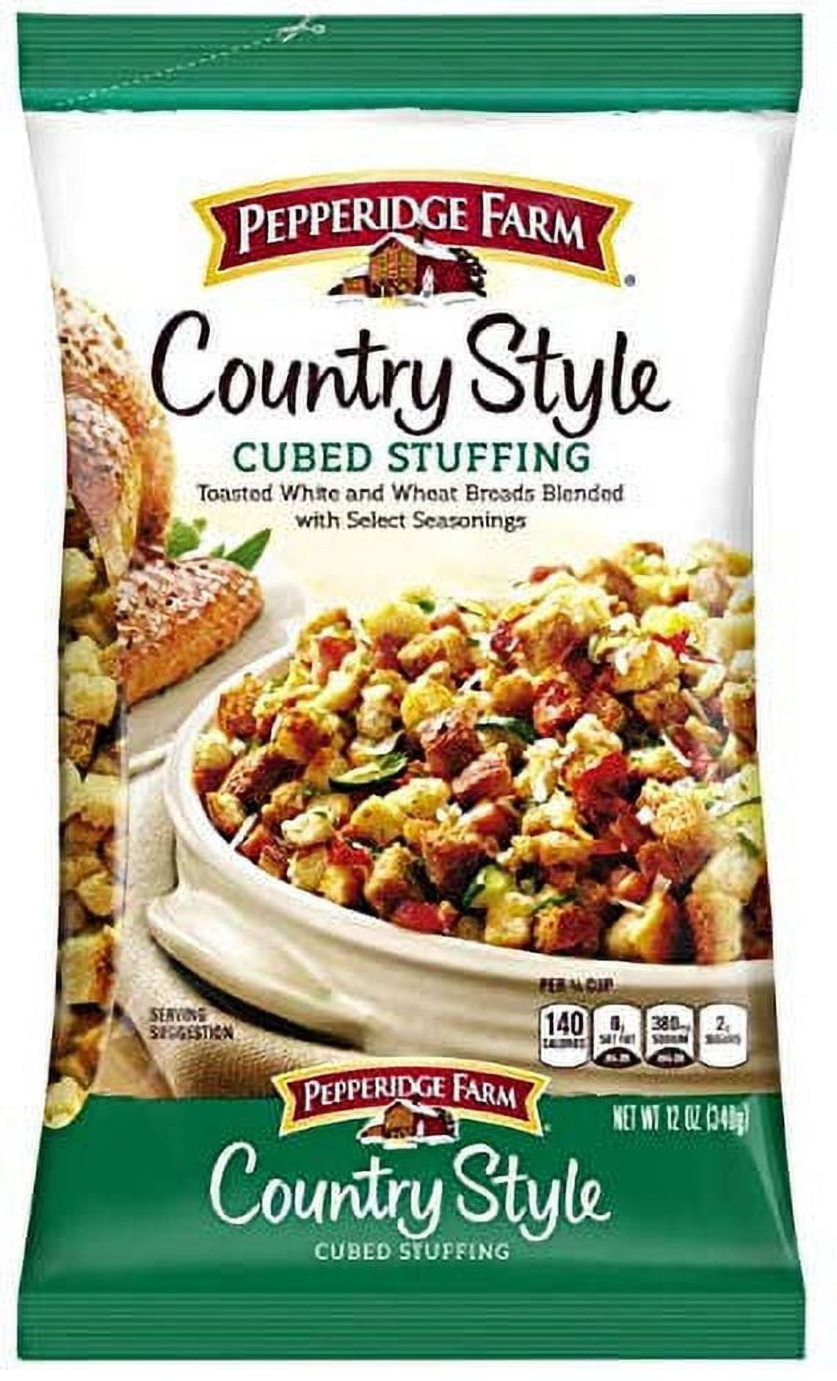 Pepperidge Farm Country Style Cubed Stuffing, 12 Oz. (Pack of 3 ...