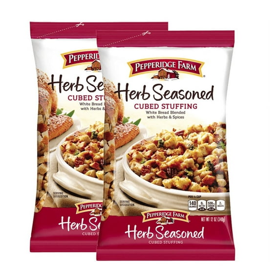 Pepperidge Farm Cubed Stuffing Herb Seasoned - Walmart.com