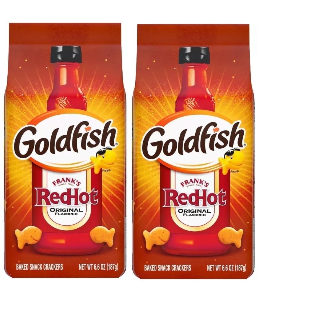 Pepperidge Farm Franks Red Hot Goldfish - 6.6oz Pack of 2 - Walmart.com