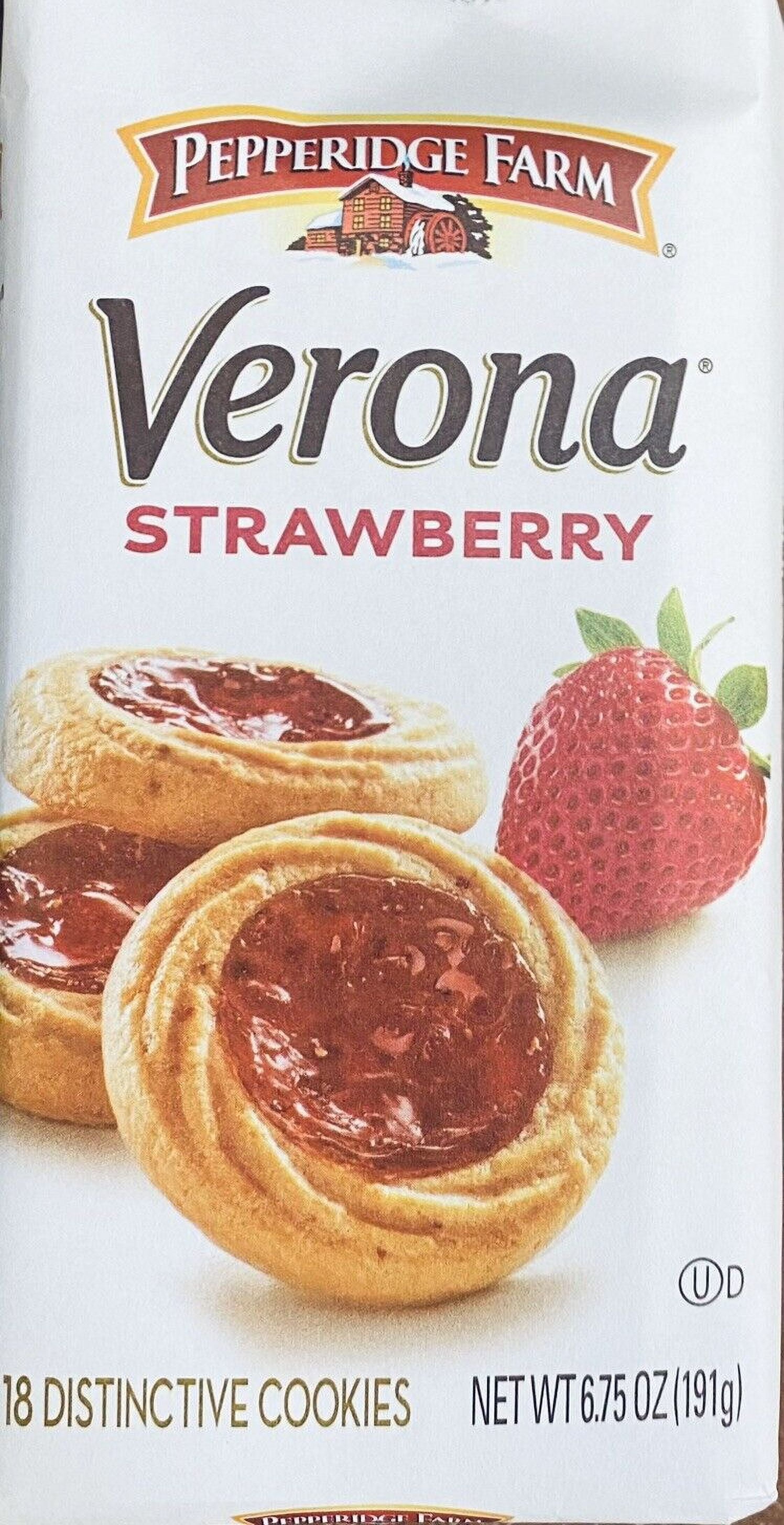 Pepperidge Farm Golden Baked VERONA STRAWBERRY Cookies 6.75 oz Bag ...