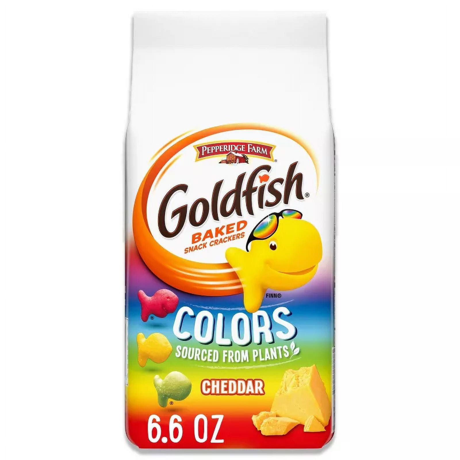 Pepperidge Farm Goldfish Colors Cheddar Crackers - Walmart.com