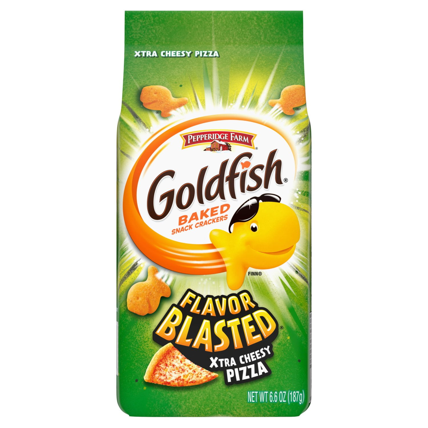 Pepperidge Farm Goldfish Crackers Flavor Blasted Xplosive Pizza 6.6 oz ...