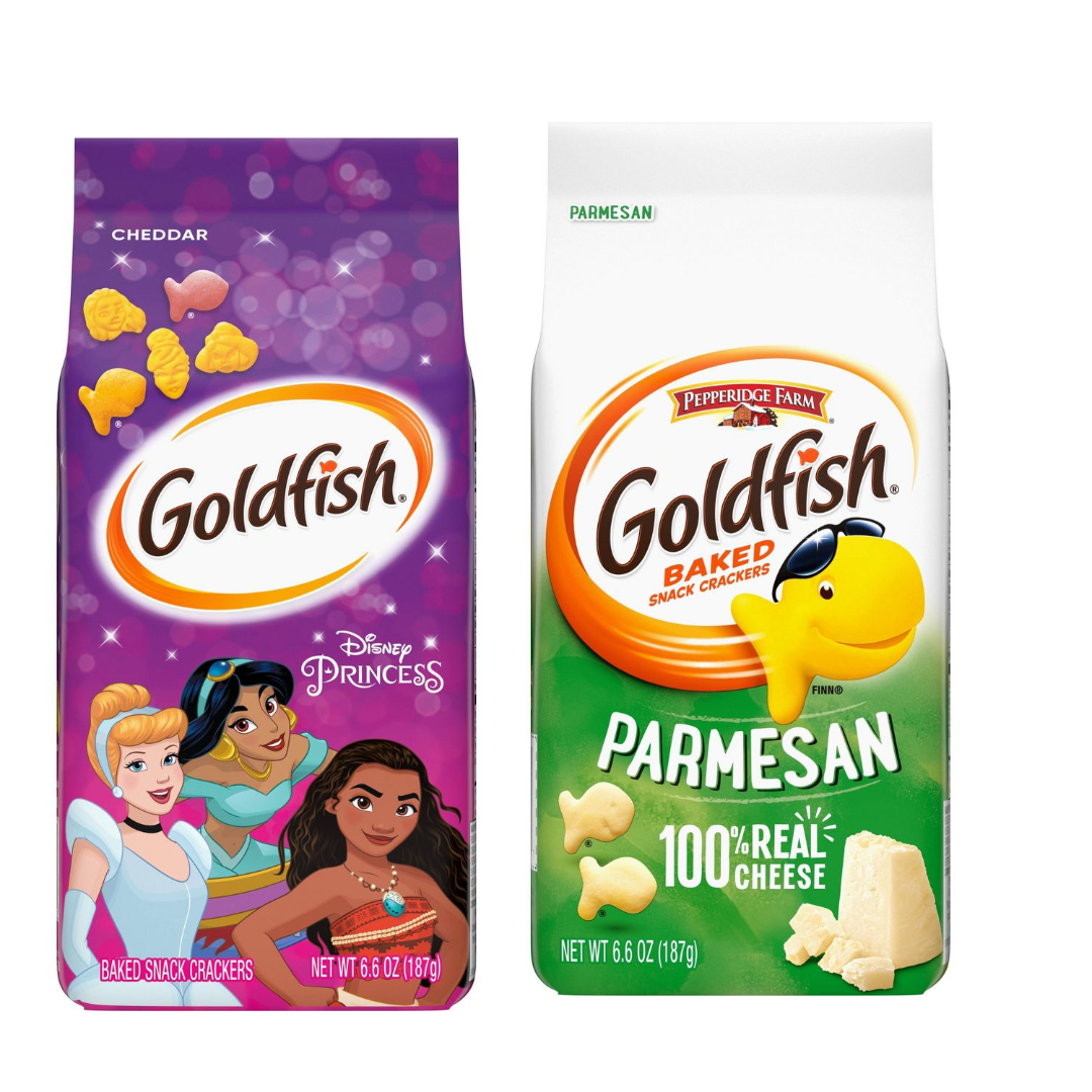 Pepperidge Farm Goldfish Disney Princess & Parmesan Variety Pack ...