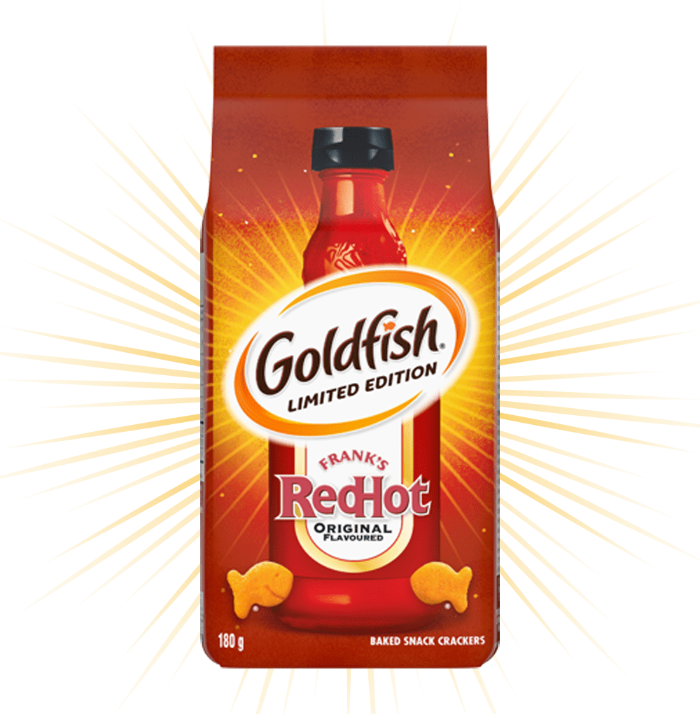 Pepperidge Farm Goldfish Franks RedHot Original Flavored Crackers 180g ...