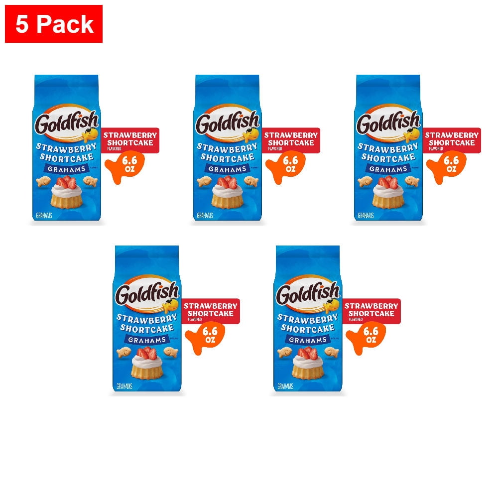 Pepperidge Farm Goldfish Grahams Strawberry Shortcake Flavored Baked ...
