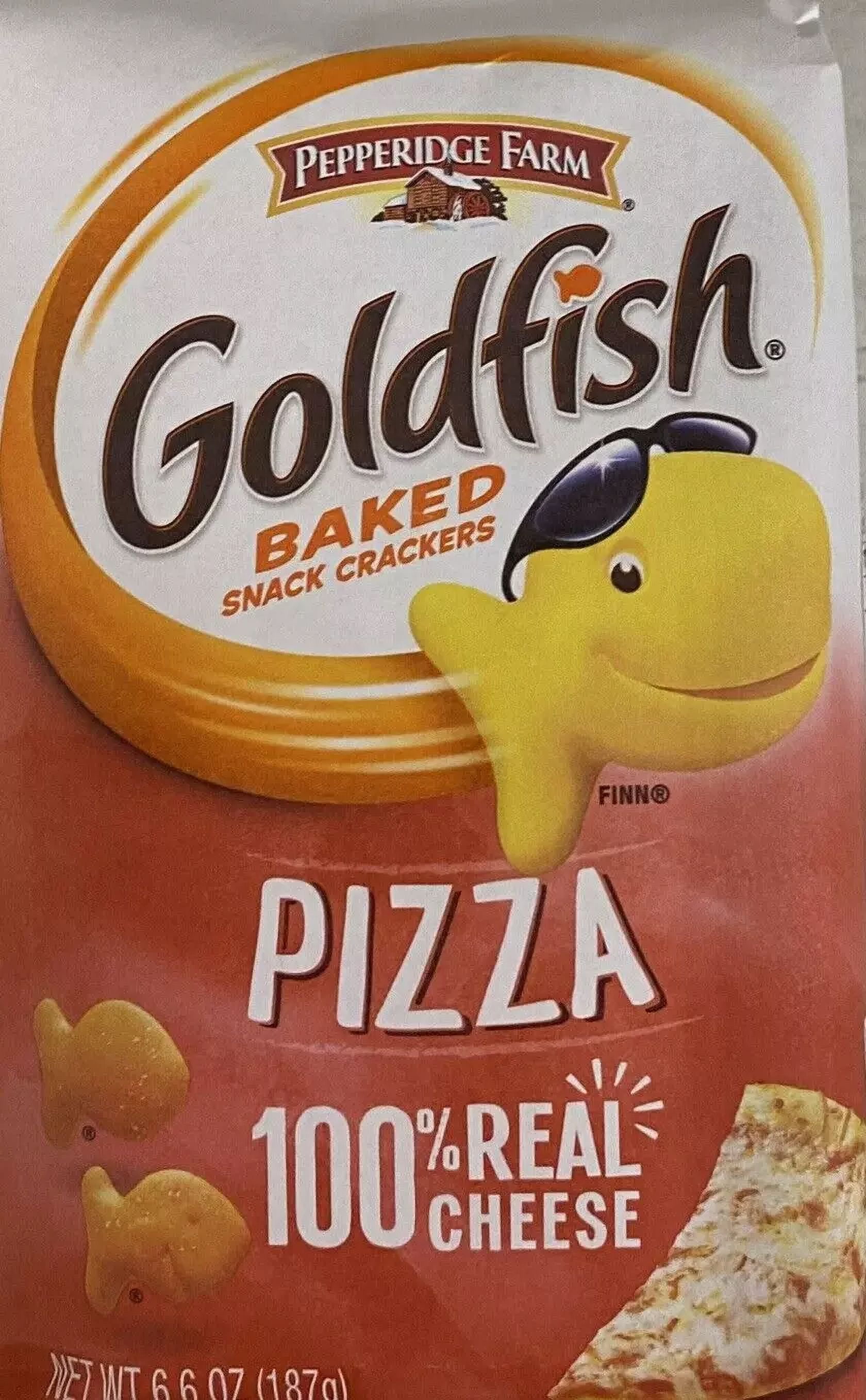 Pepperidge Farm Goldfish PIZZA Baked Snack Crackers 6.6 oz Bag ...