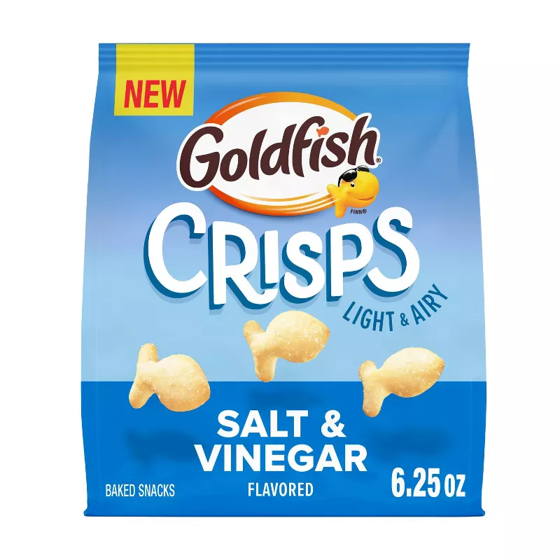 Pepperidge Farm Goldfish Salt & Vinegar Crisps - 6.25oz - Walmart.com