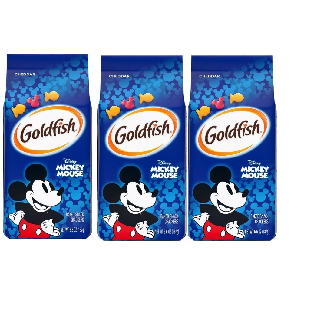 Pepperidge Farm Goldfish Special Edition Disney Mickey Mouse Cheddar ...