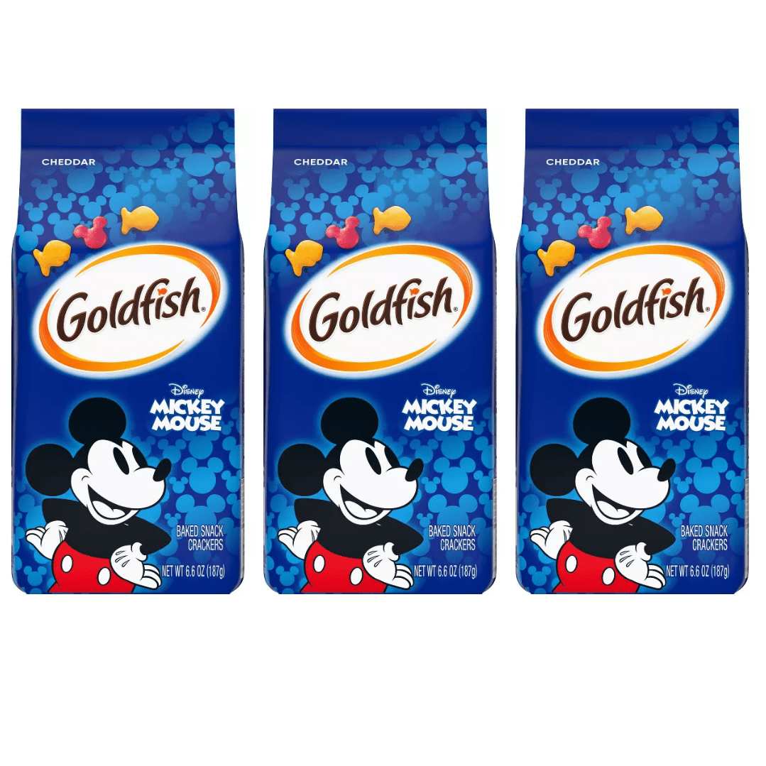 Pepperidge Farm Goldfish Special Edition Disney Mickey Mouse pack of 3 ...