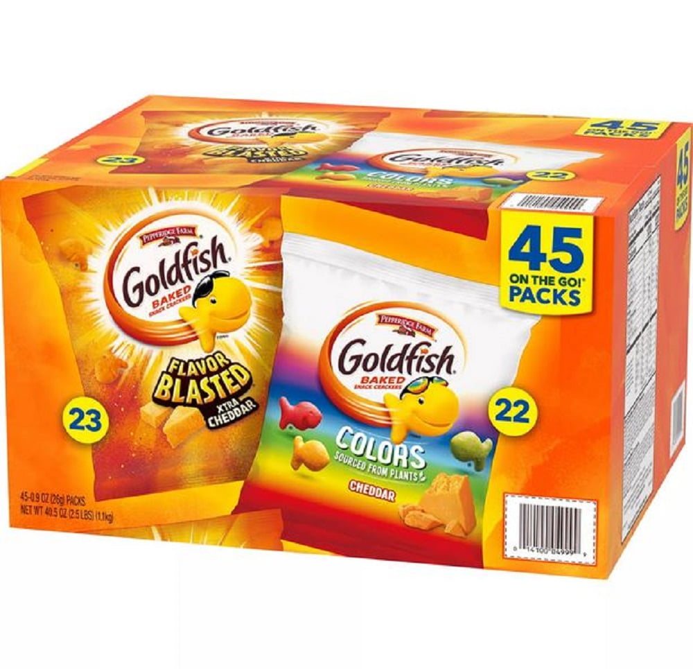 Pepperidge Farm Goldfish Variety Pack (0.9 oz., 45 ct.) - Walmart.com