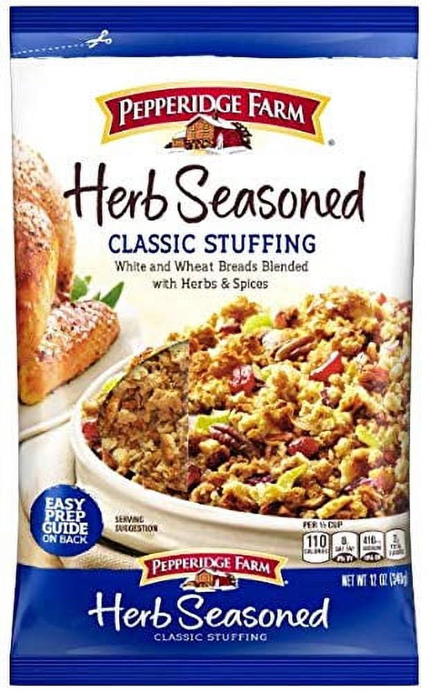 Pepperidge Farm - Herb Seasonsed - Classic Stuffing - Pack of 3 12oz ...