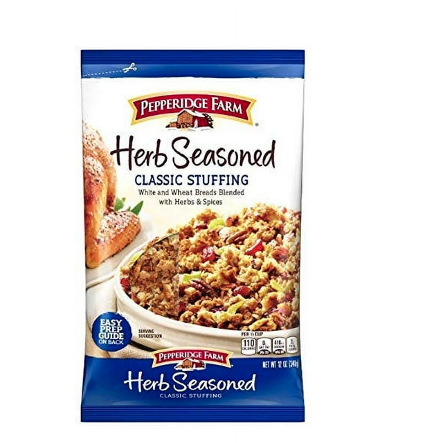 Pepperidge Farm - Herb Seasonsed - Classic Stuffing - Pack of 3 12oz ...