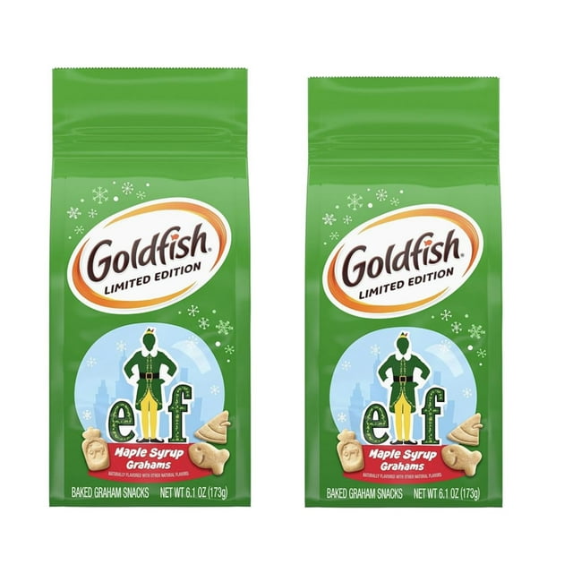 Pepperidge Farm: Elf's Maple Syrup Goldfish Grahams, Holiday Edition (2 ...