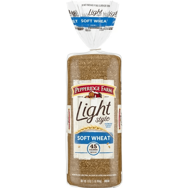 Pepperidge Farm Light Style Soft Wheat Bread, 4-Pack 16 oz. Loaves ...