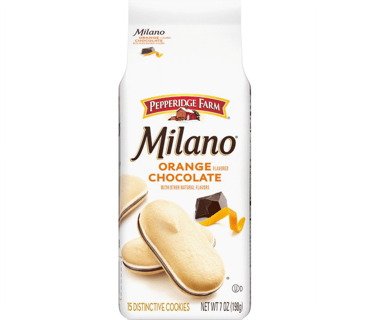 Pepperidge Farm Milano Cookies, Chocolate Orange, 3-Pack, 7 Oz Bag, 15 ...