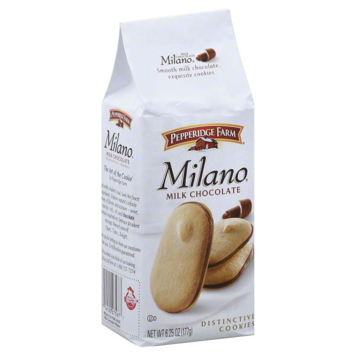 Pepperidge Farm Milano Milk Chocolate Cookies, 6.25 Oz. - Walmart.com