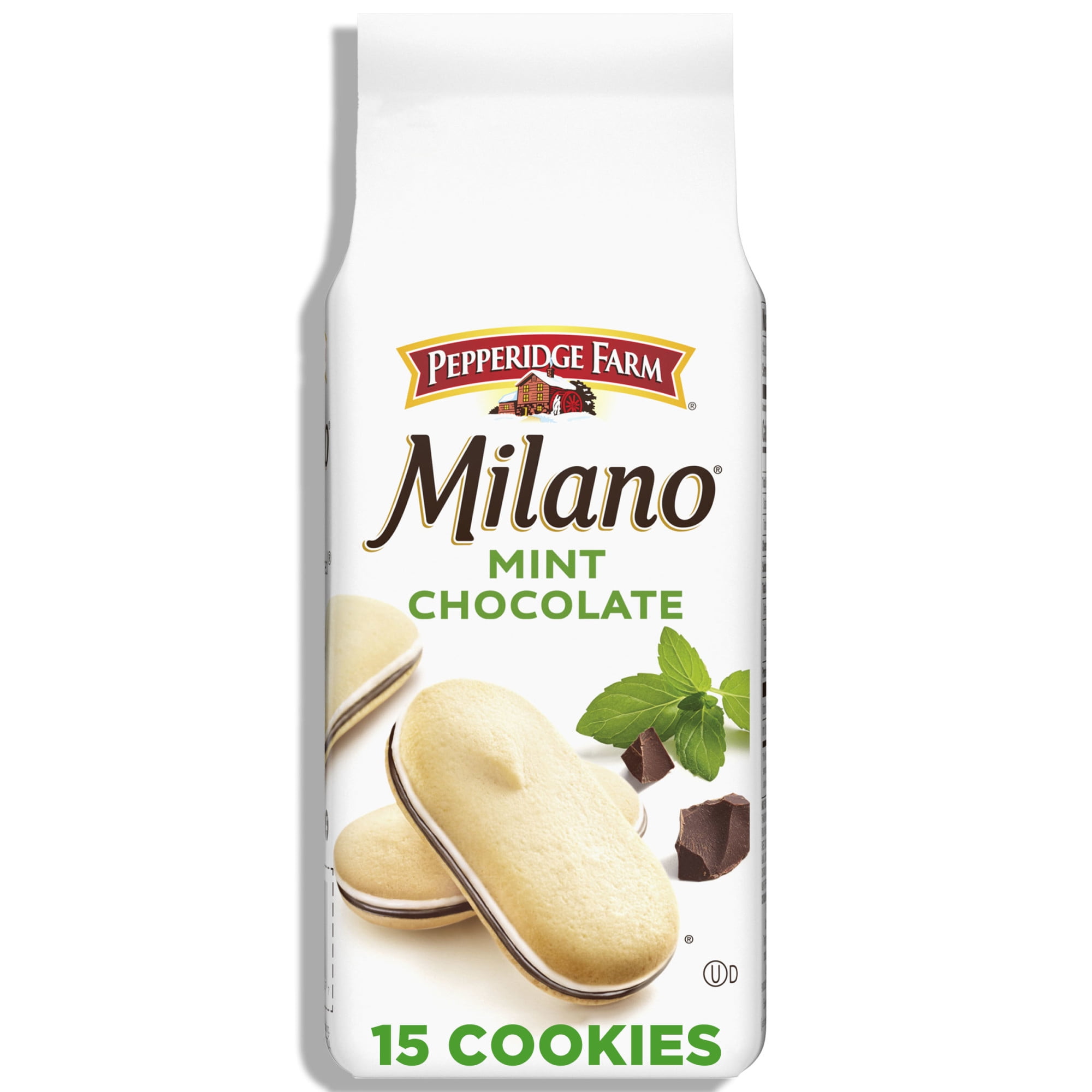 Pepperidge Farm Milano Mint Chocolate Cookies, 7 oz Bag (15 Cookies ...