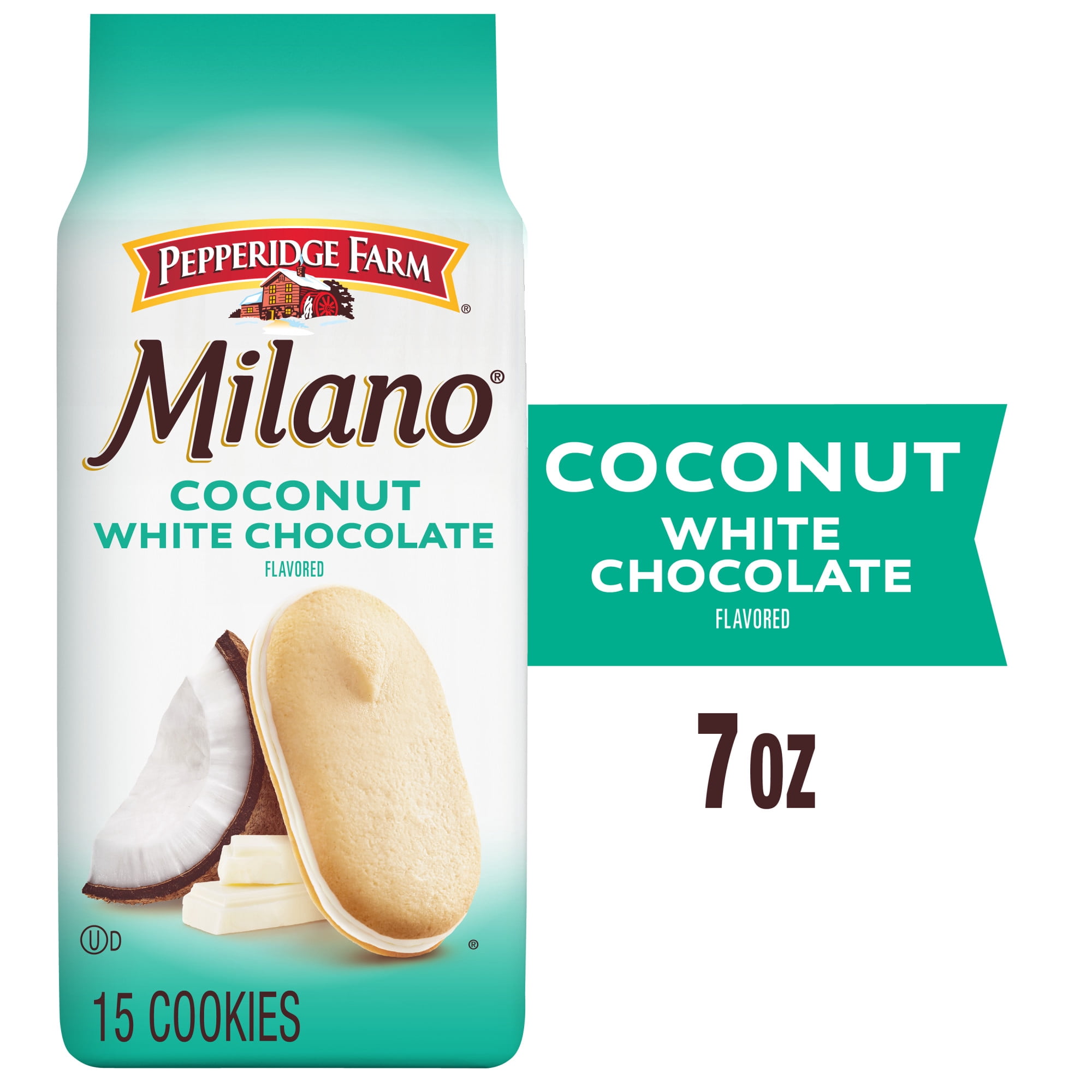 Pepperidge Farm White Chocolate Coconut Cookies 7 oz Bag Delicate ...