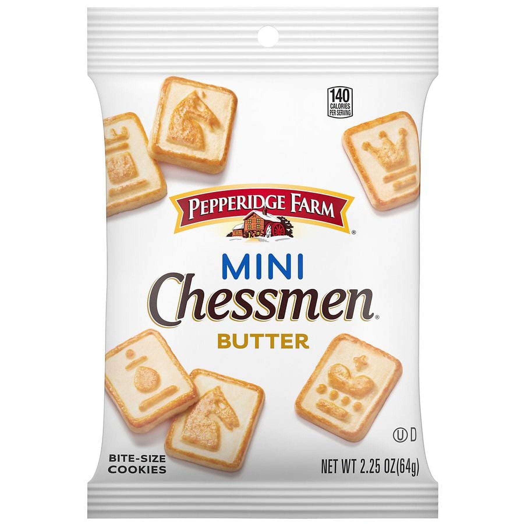 Pepperidge Farm Mini Butter Cookies 2.25 oz Pack of 2 - Walmart.com